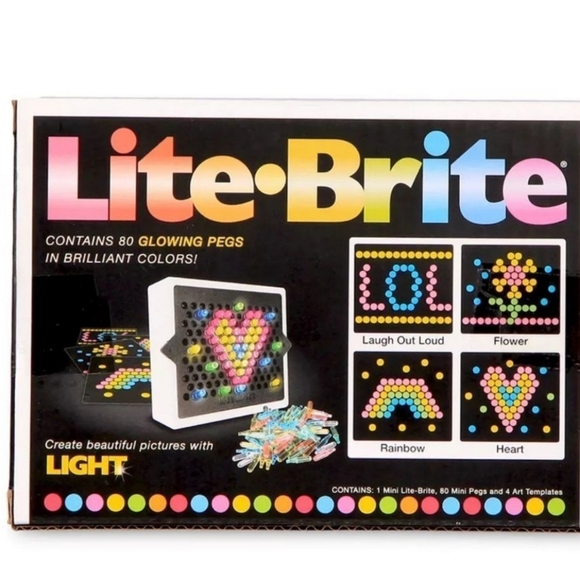 Hasbro | Toys | Host Pick Lite Brite Mini 35 Travel Size Includes 4 ...